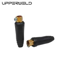 China MIG Torch Accessories Welding Cable Joint Quick Connector 35-50 Male Cable Connector Euro Style for sale