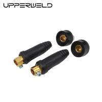 China MIG Torch Accessories Welding Cable Joint Quick Connector 35-50 Male Cable Connector Euro Style for sale