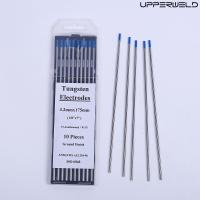 China DC/AC Operating Current WL20 2.4mm*175mm Blue Tungsten Electrodes for TIG Welding for sale