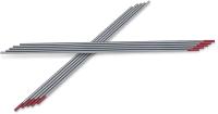 China 10-pack Red Tungsten Electrodes 2.4mm*175mm for TIG Welding Welding Current 40-230A for sale