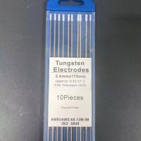 China TIG Welding Consumables 2.4mm*175mm White Head Tungsten Electrodes 0.8% Zirconiated for sale