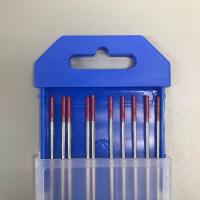 China TIG Welding Consumables 2% Thoriated Red Head Tungsten Electrodes WT20 1.6mm Superior for sale