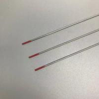 China TIG Welding Consumables 2% Thoriated Red Head Tungsten Electrodes WT20 1.6mm Superior for sale