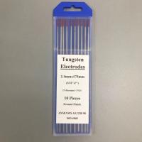China TIG Welding Consumables 2.4mm*175mm Red Head WT20 2% Thoriated Tungsten Electrodes for sale