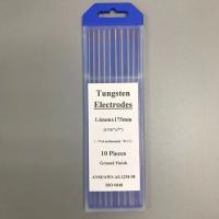 China Tungsten Electrodes WL15 1.5% Lanthanated Golden Head 1.6mm For TIG Welding Consumables for sale