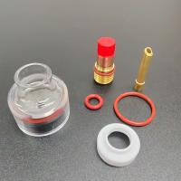 China Better Gas Coverage Guaranteed with TIG Accessories Champagne Clear Nozzle Kit 54NQCN for sale
