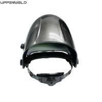 China Welding Helmet Auto Darkening Heat Resistant Low Volume Alarm View Area 103 X 90mm for sale