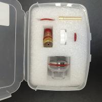 China Tig Welding Torch Parts Clear WP-17/18/26 Champagne Nozzle Large Kit Tig Accessories for sale