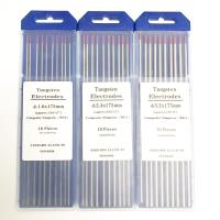 China Welding Solutions Tungsten Electrodes WE3 Purple Composite 3/32 x 7 for DC/AC Welding for sale