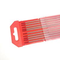 China Welding Rods Red Tip 2.4mm*175mm TIG Welding Accessories for Welding Current 40-230A for sale