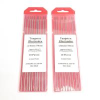 China Welding Rods Red Tip 2.4mm*175mm TIG Welding Accessories for Welding Current 40-230A for sale