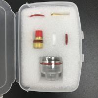 China WP-9/20 Large Champagne Clear Quartz Nozzle Kit for 2.4mm Tig Welding Accessories for sale