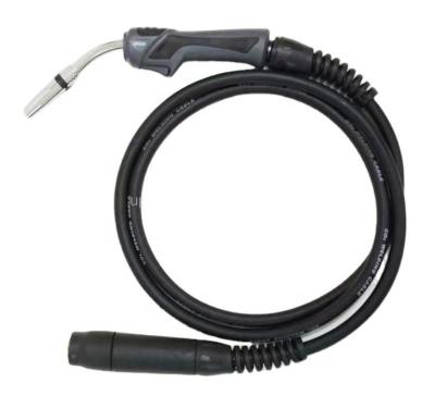 China Stainless Steel and Plastic Welding Machines 24KD Black 16ft MIG Air Cooled Welding Torch for sale