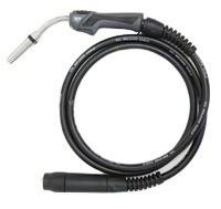 China Stainless Steel and Plastic Welding Machines 24KD Black 16ft MIG Air Cooled Welding Torch for sale