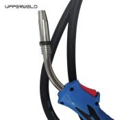 China Stainless Steel and Plastic Welding Machines 24KD Black 16ft MIG Air Cooled Welding Torch for sale
