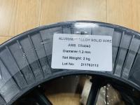 China OBM Supported 0.8mm-1.2mm MIG Welding Wire Copper Aluminum Alloy Solid Wire Filler Metal for sale
