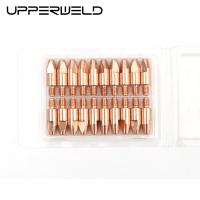 China Upper Contact Tip M6 28 1.2MM Gas Power Copper Mig Welding Torch Accessories for sale