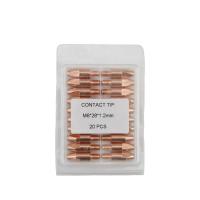 China Upper Contact Tip M6 28 1.2MM Gas Power Copper Mig Welding Torch Accessories for sale