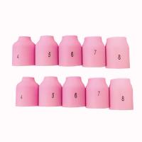 China Large TIG Gas Lens Alumina Nozzle Ceramic Cups for WP 9 17 20 18 26 TIG Welding Torch for sale