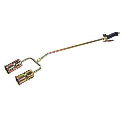 China ISO9001 Certified Propane Torch Weed Burner Black with Double or Triple Nozzles for sale