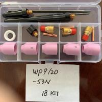 China Stubby Gas Lens TIG Welding Torch Collect for Alumina Ceramic Nozzle WP17 WP18 WP26 for sale