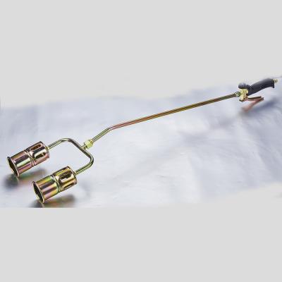 China Pig Hair Removal High Temperature Long Handle LPG Cutting Torch with Three Burning Mouth for sale