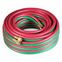 China 1/4 Inch Black Twin Welding Torch Hose for Versatile and Oxy Acetylene Oxygen Cutting for sale