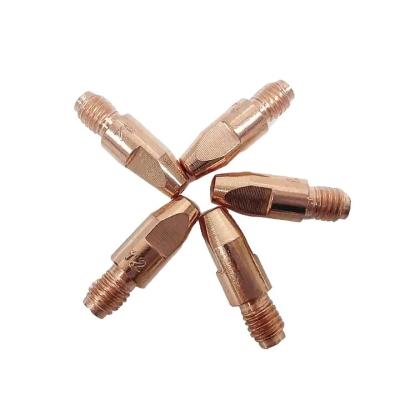 China Metal MIG Torch Contact Tip for UPPERWELD M6 28mm CRZR Material Welding Consumables for sale