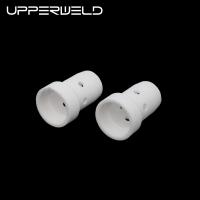 China Customized Support MIG Accessories 501D White Ceramic Gas Diffuser for Welding Torch for sale