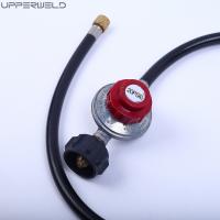 China Outdoor BBQ Grill Low Pressure Propane LPG Regulator with Hose 12ft/25ft/50ft Cutting for sale