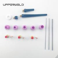 China WP17 18 26 -53N 18KITS Ceramic Glass Cup Kit Easy-operating Welding Torch Gas Lens Collect for sale