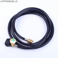 China 10' Rubber Propane Regulator Hose with Length 20' Propane Tank Gauge LPg Gas Regulator for sale