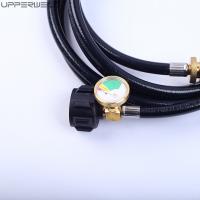 China 10' Rubber Propane Regulator Hose with Length 20' Propane Tank Gauge LPg Gas Regulator for sale