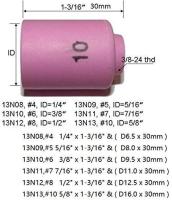 China TIG Welding Torch SR WP920 24 25 Fit 13N08 13N09 13N10 13N11 13N12 13N13 Nozzle Cup 10pcs for sale