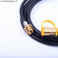 China 24 Feet Natural Rubber Gas Welding LPG Hose with 3/8inch Quick Connect/Disconnect Industrial-Grade for sale