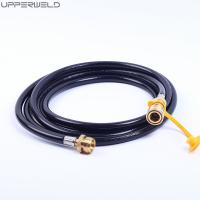China 24 Feet Natural Rubber Gas Welding LPG Hose with 3/8inch Quick Connect/Disconnect Industrial-Grade for sale
