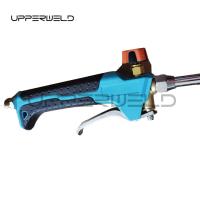 China 89cm Two-Color Handle Heavy-Duty Propane Torch Weed Burner with Push Button Igniter for sale