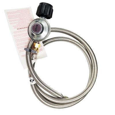 China Certified Welding Torch Silver Low Pressure Propane Burner Regulator for Gas Grill Heater for sale