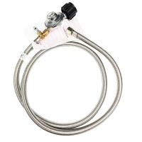 China Certified Welding Torch Silver Low Pressure Propane Burner Regulator for Gas Grill Heater for sale