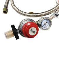 China Long-Lasting Propane Tank Regulator Hose for Silver Welding Torch with Pressure Gauge for sale