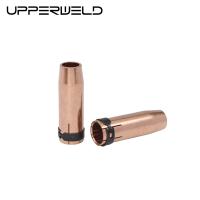 China Golden Conical Welding Nozzle for UPPERWELD 501D MIG Welding Accessories Gas Nozzle for sale