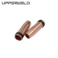 China Golden Conical Welding Nozzle for UPPERWELD 501D MIG Welding Accessories Gas Nozzle for sale