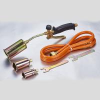 China 15pcs Gas Roofing Torch LPG Propane Heating Torch Weed Burner Kit with Hose 3 Brass Nozzles for sale