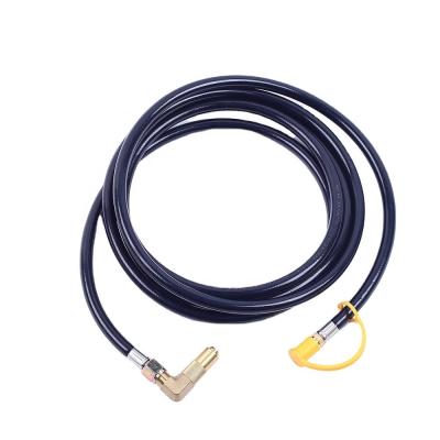 China Outdoor Camping BBQ Quick Connect Rubber Propane Adapter Hose Cutting Processing Service for sale