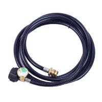 China Propane Extension Burner Hose with Gauge for Burning Gas Transport and Welding Torch for sale