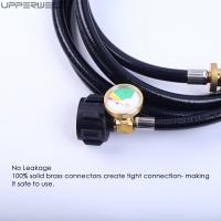 China Propane Extension Burner Hose with Gauge for Burning Gas Transport and Welding Torch for sale