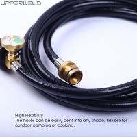 China Propane Extension Burner Hose with Gauge for Burning Gas Transport and Welding Torch for sale
