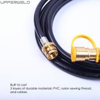 China 12feet 24 Feet Natural Rubber Gas Welding Lpg Hose with 3/8inch Quick Connect/Disconnect for Grill for sale