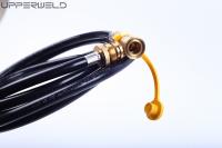 China 12feet 24 Feet Natural Rubber Gas Welding Lpg Hose with 3/8inch Quick Connect/Disconnect for Grill for sale