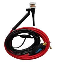 China Upper WT-17 10-25EU Gas Argon Tig Torch Air-cooled Welding Gun for Metal Welding Black Red for sale